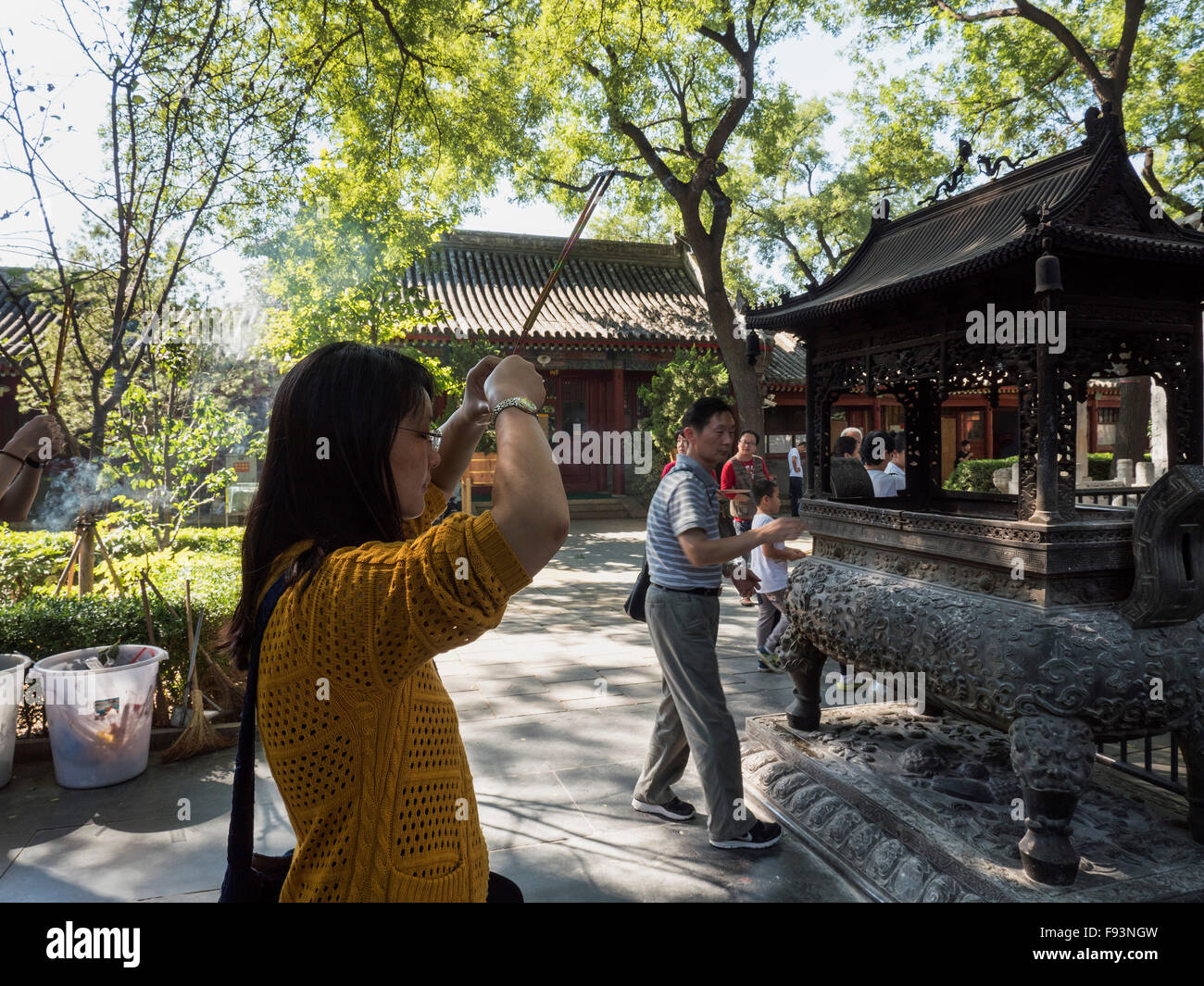 Buddhist Temple Guangji Si, Beijing, China, Asia Stock Photo - Alamy