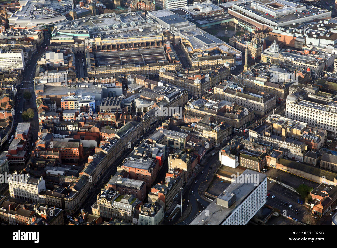 Newcastle grey street aerial hi-res stock photography and images - Alamy