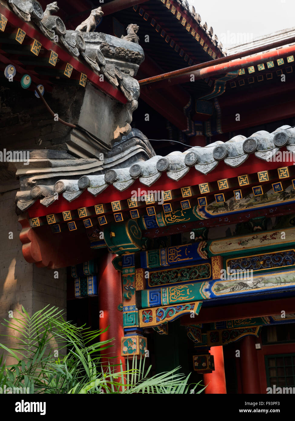 daoistic Baiyun Guan temple, Beijing, China, Asia Stock Photo - Alamy