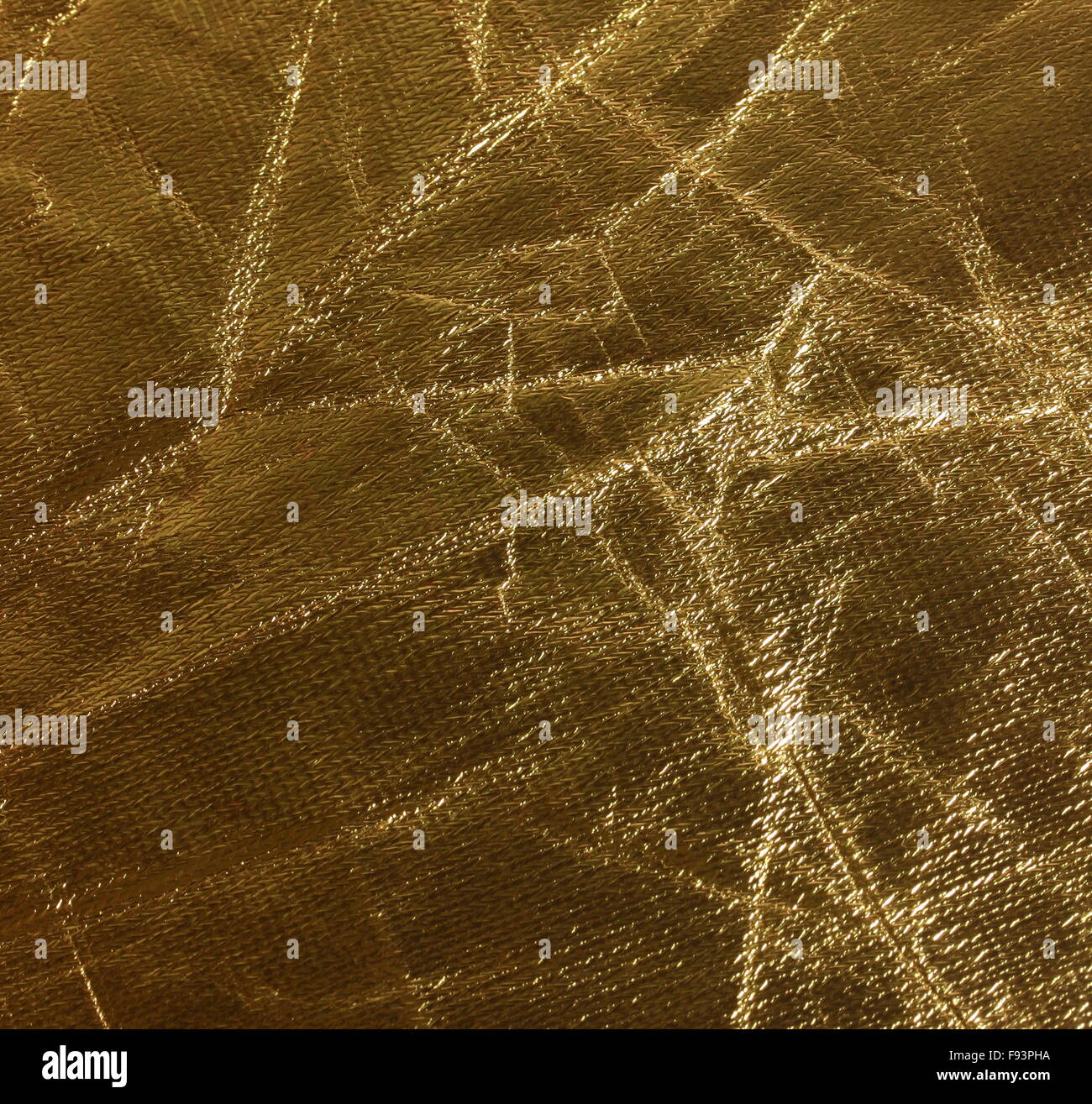 texture of crumpled foil gold Stock Photo - Alamy
