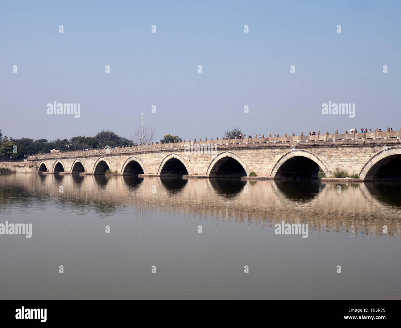 at MarcoPolo-bridge, Beijing, China, Asia Stock Photo - Alamy