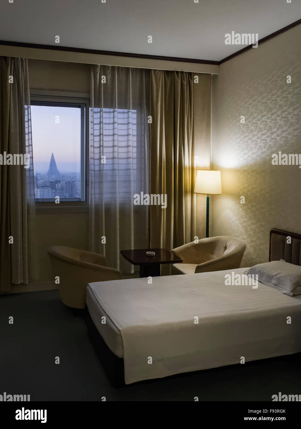Yanggakdo hotel pyongyang hi-res stock photography and images - Alamy