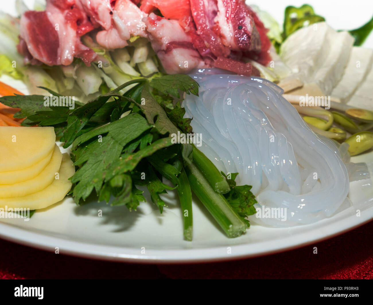 Korean dish JonGol, Pyonyang, North Korea, Asia Stock Photo - Alamy