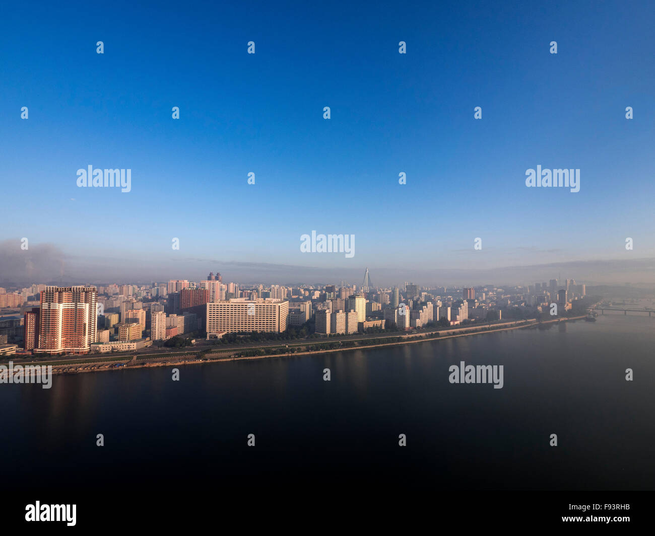 Morning at Taedong river, Pyongyang, North Korea, Asia Stock Photo - Alamy