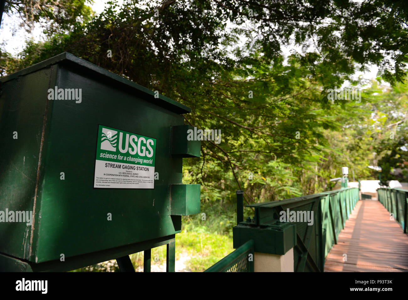 USGS - Stream gaging station at the Tibes Indigenous Ceremonial Center ...