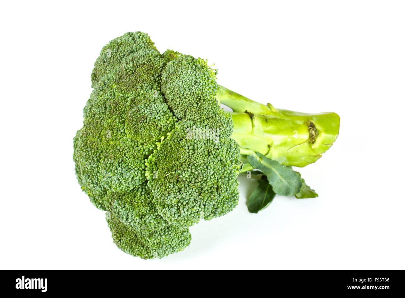 Fresh, Raw, Green Broccoli Pieces, Cut and Ready to Eat Stock Photo - Alamy