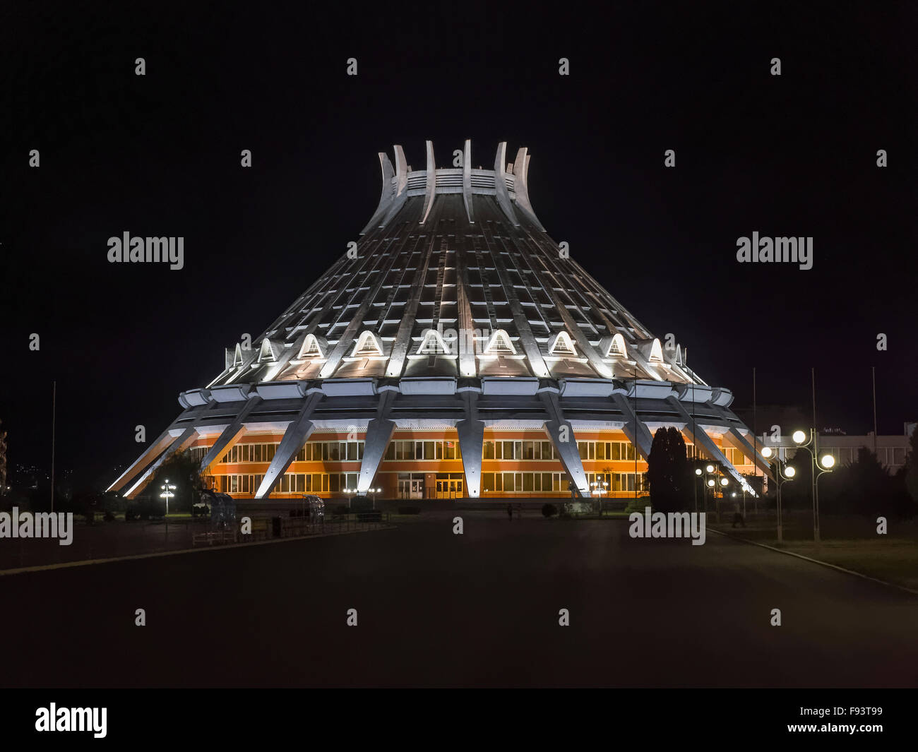 indoor ice rink, Pyongyang, North Korea, Asia Stock Photo - Alamy