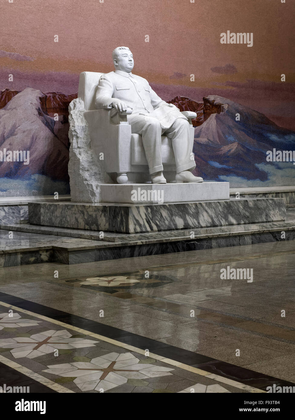 People's study hall at Kim il Sung square, Pyongyang, North Korea, Asia ...