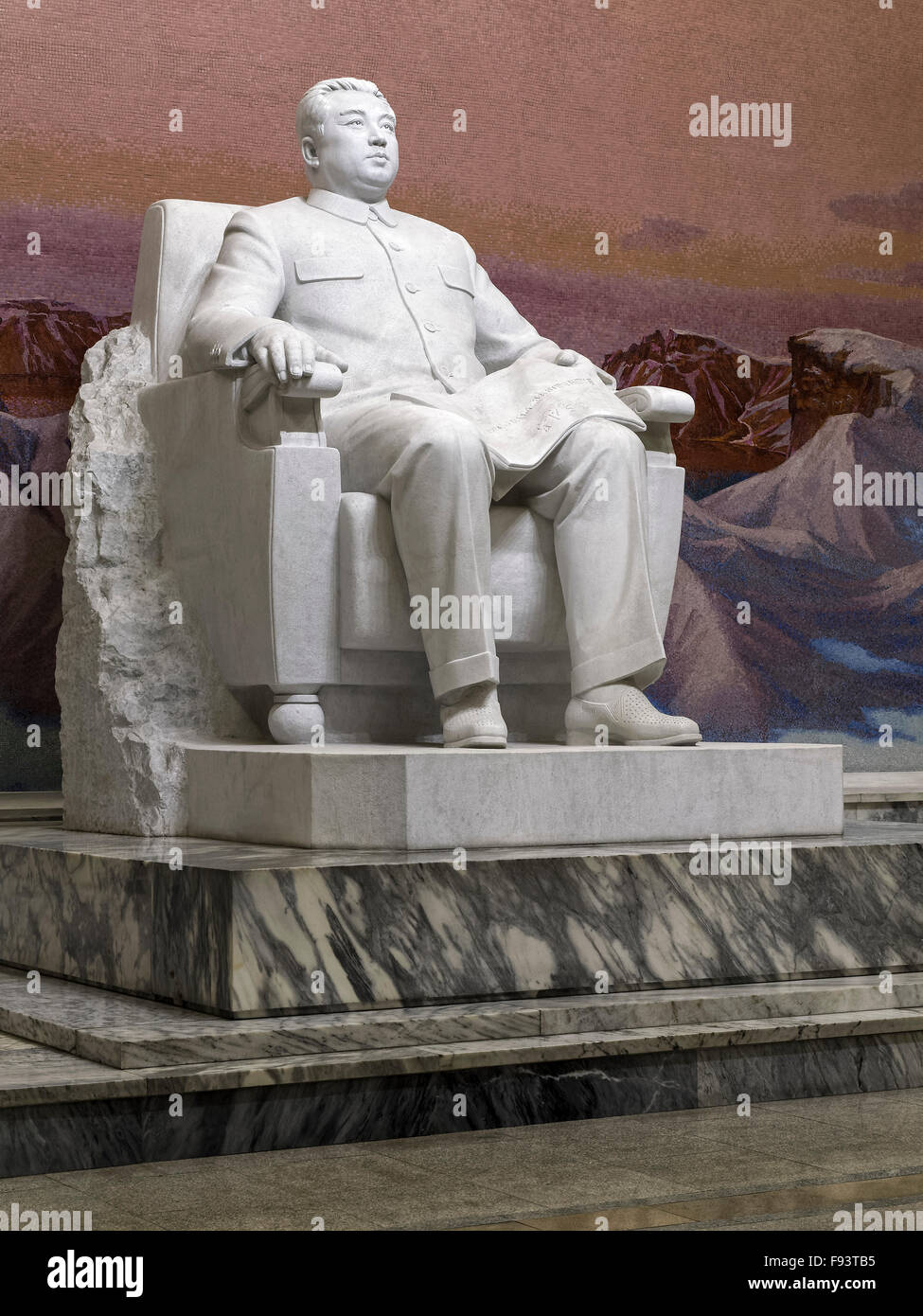 People's study hall at Kim il Sung square, Pyongyang, North Korea, Asia ...