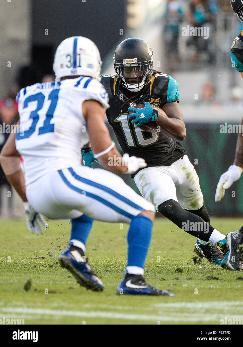 Jacksonville, FL, USA. 13th Dec, 2015. Jacksonville Jaguars running ...