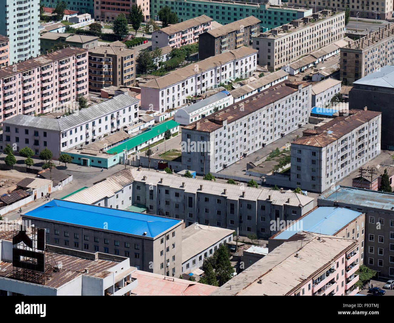 block of flats, Pyongyang, North Korea, Asia Stock Photo - Alamy