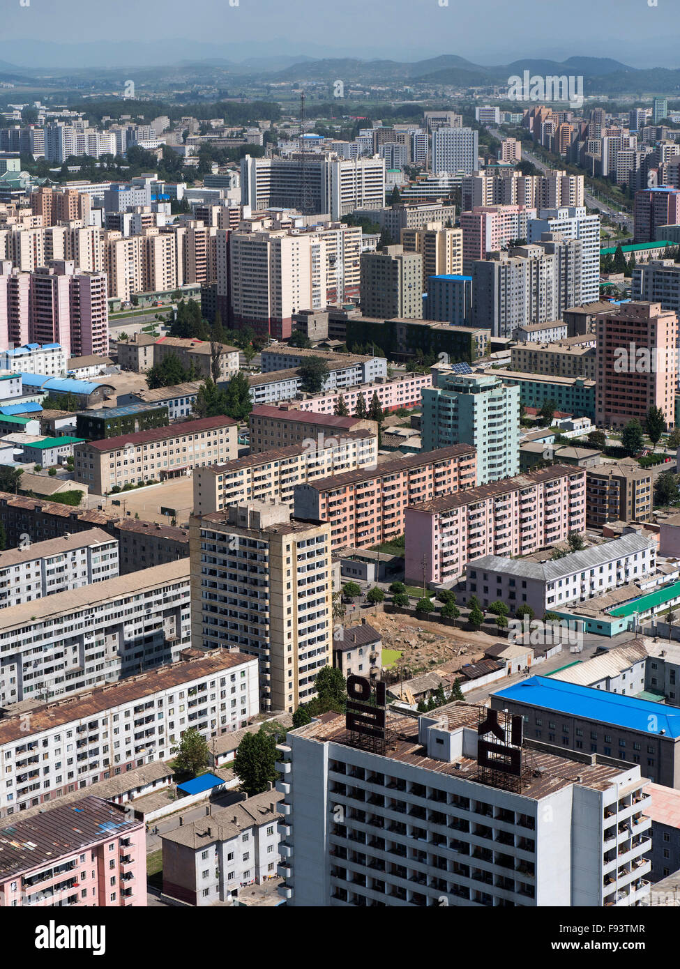 block of flats, Pyongyang, North Korea, Asia Stock Photo - Alamy