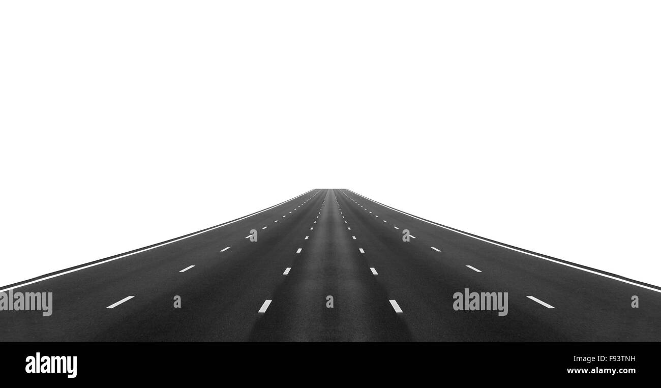 Empty country highway Black and White Stock Photos & Images - Alamy