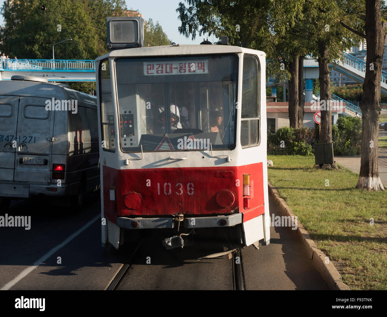 Car in street pyongyang hi-res stock photography and images - Alamy