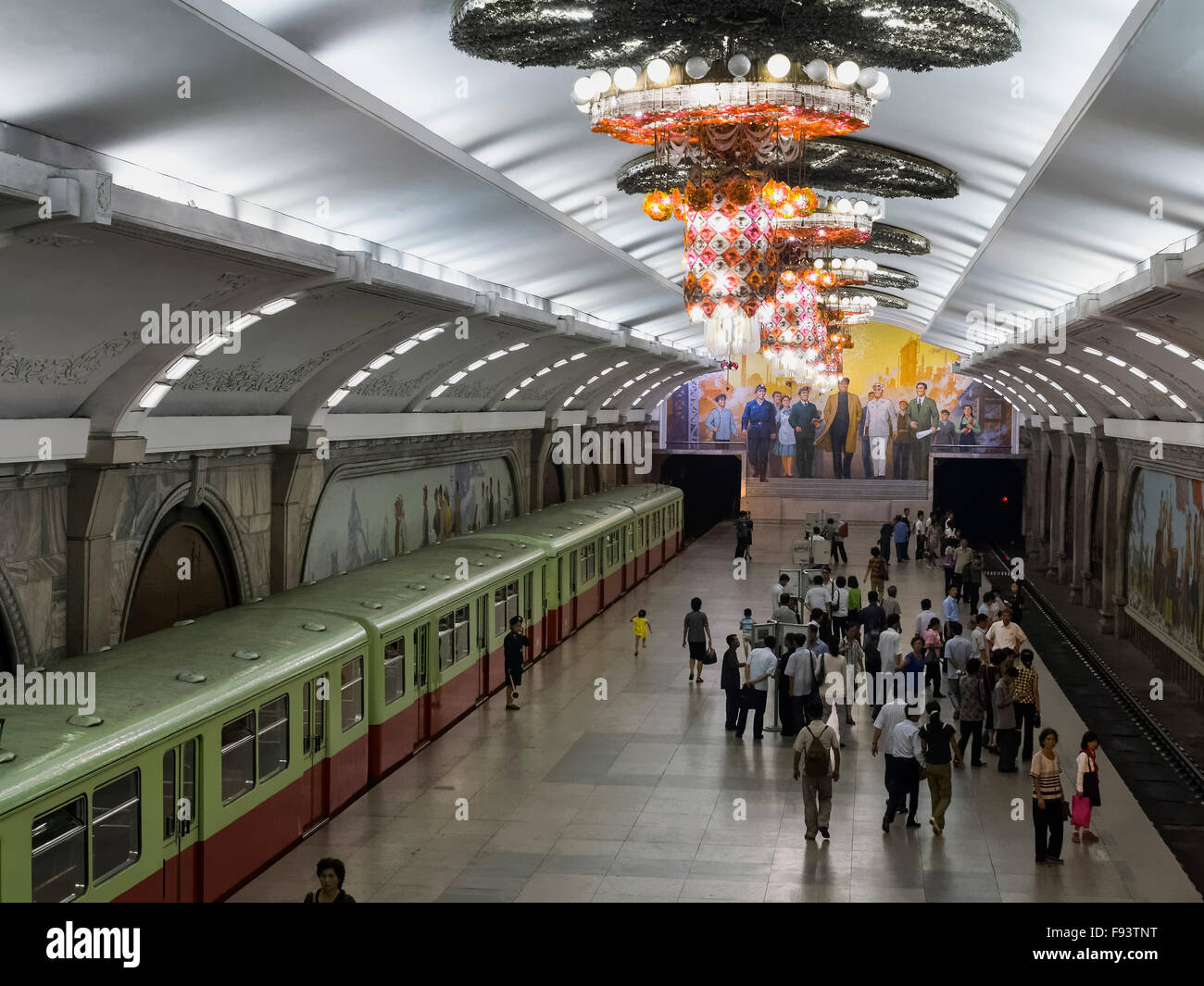 North korea metro hi-res stock photography and images - Alamy