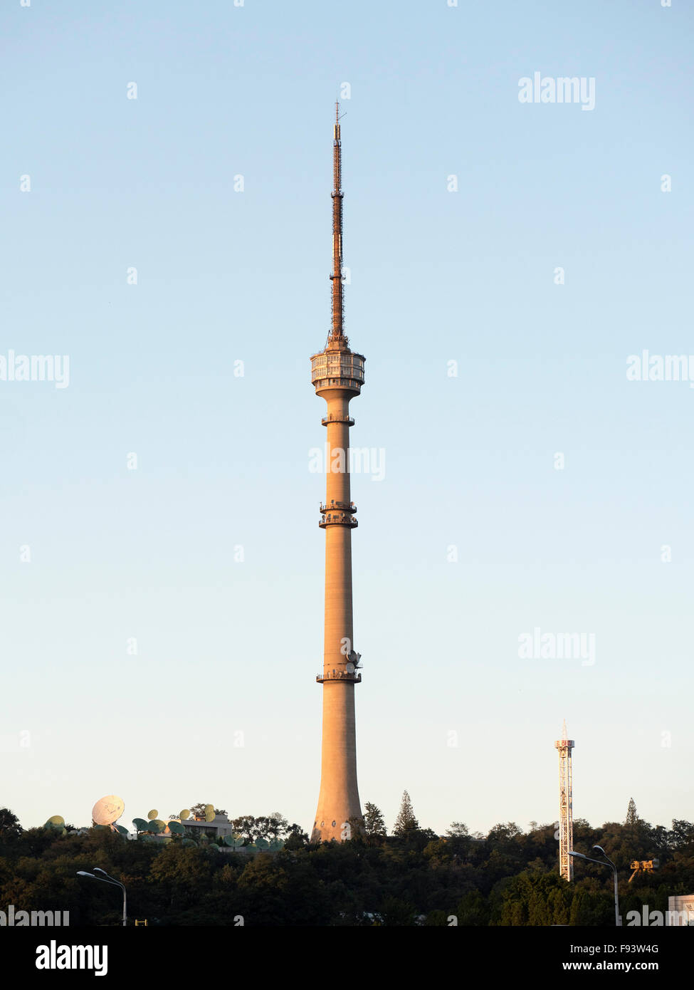 TV-Tower in Pyongyang, North Korea, Asia Stock Photo - Alamy