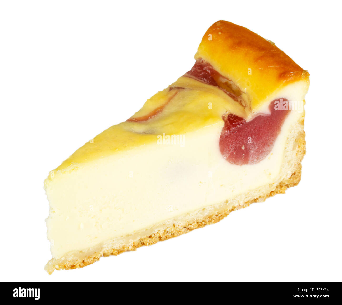 Cheesecake isolated on white background Stock Photo - Alamy