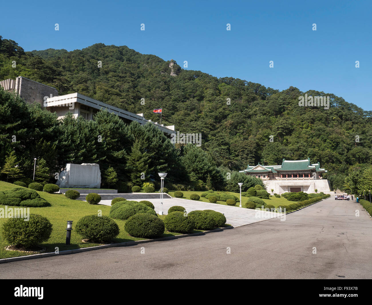 building of friendship exhibition in Myoohyang-Mountains, North Korea ...