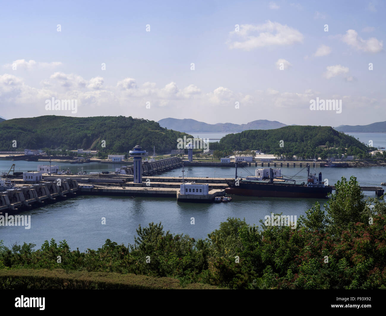 dam near Nampo, North Korea, Asia Stock Photo - Alamy