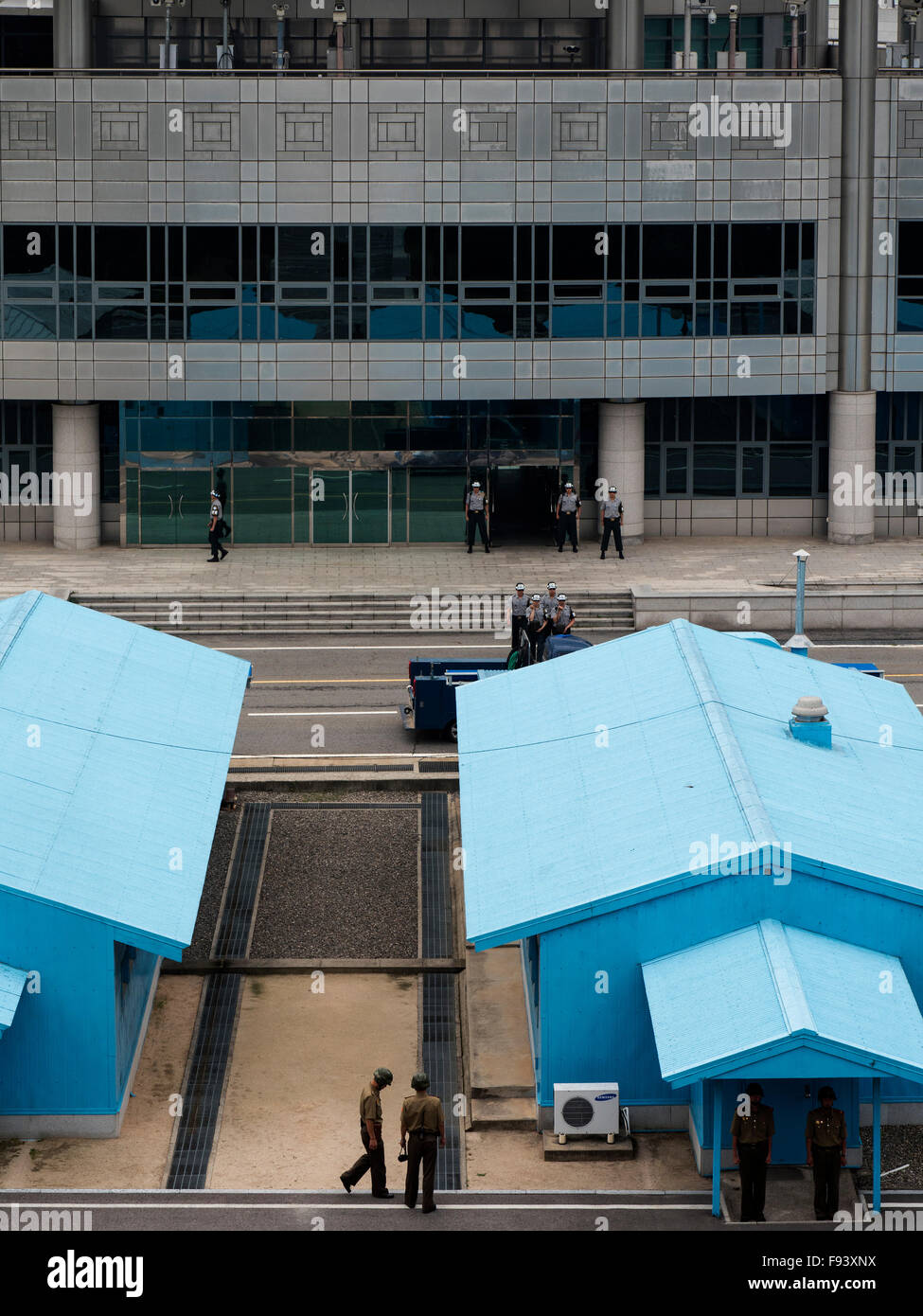 Boarder in Panmunjeom, North Korea, Asia Stock Photo - Alamy