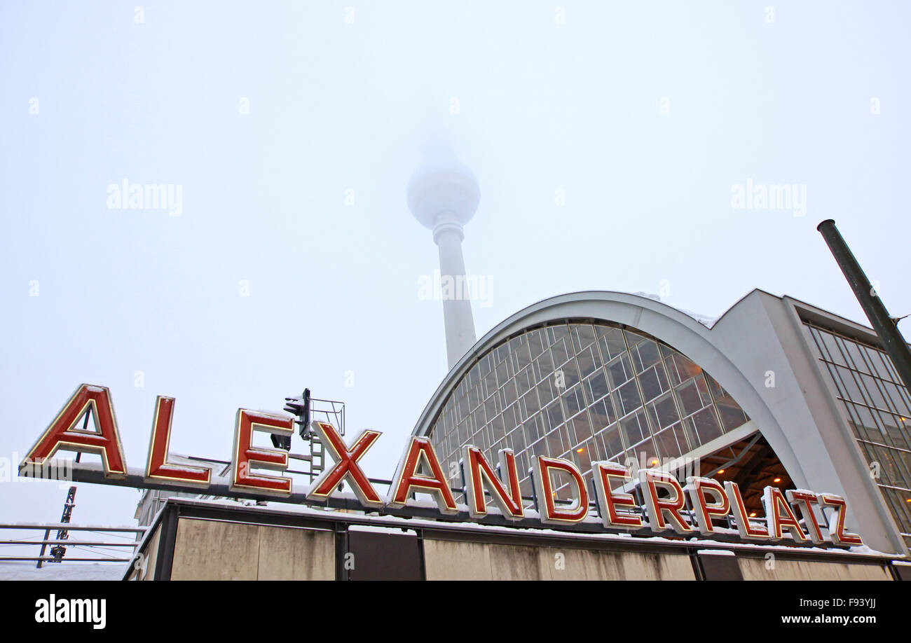 Alexanderplatz station hi-res stock photography and images - Alamy