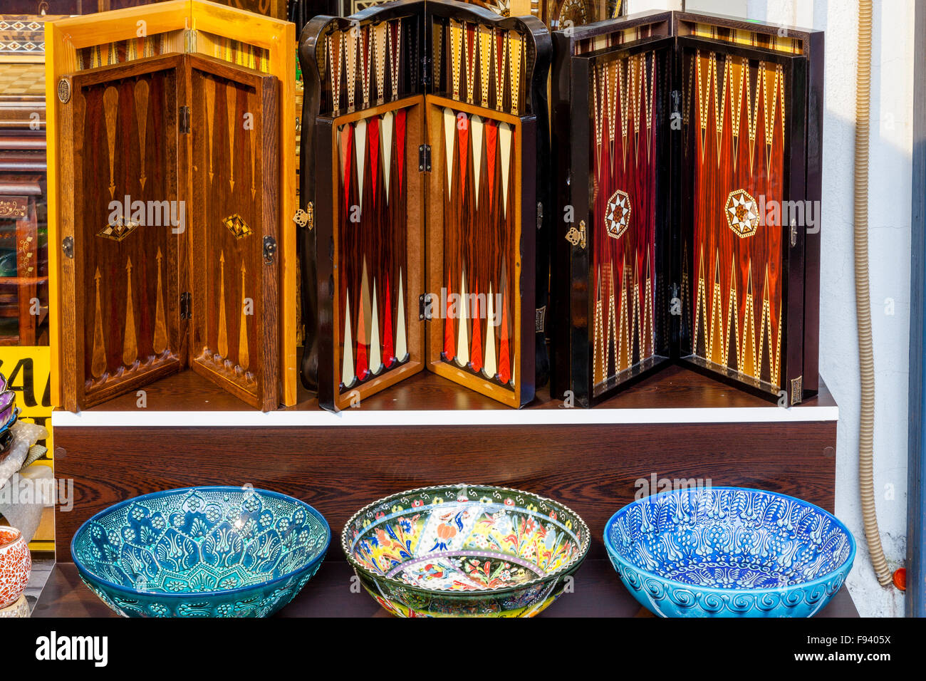 Colourful Souvenir Backgammon Boards For Sale, Marmaris, Mugla Province ...