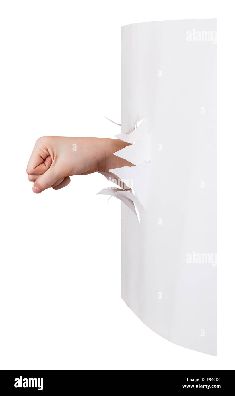 Side view fist hand gesture hi-res stock photography and images - Alamy