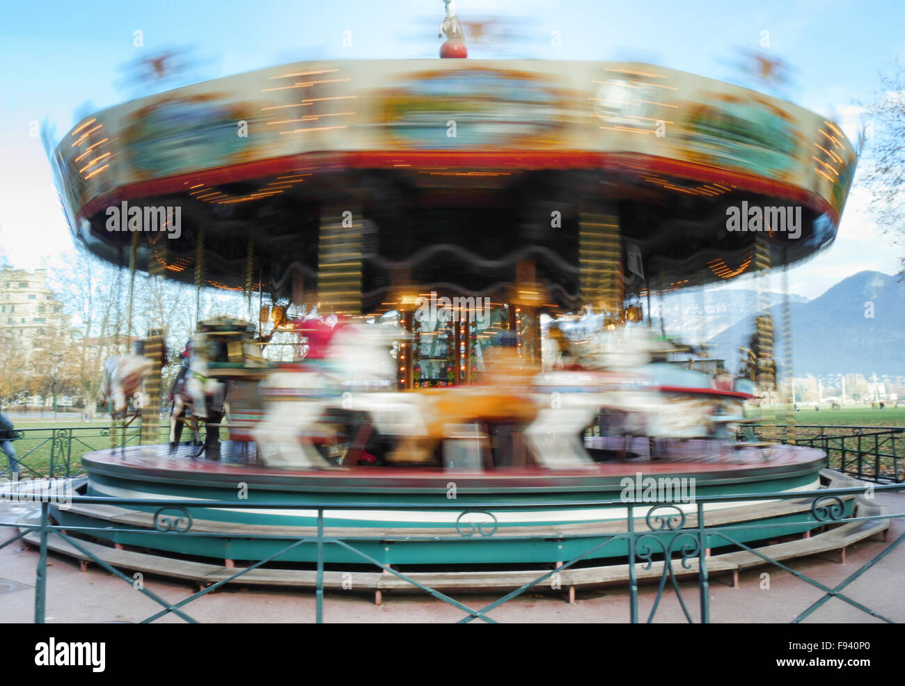 Merry Go Round Spinning