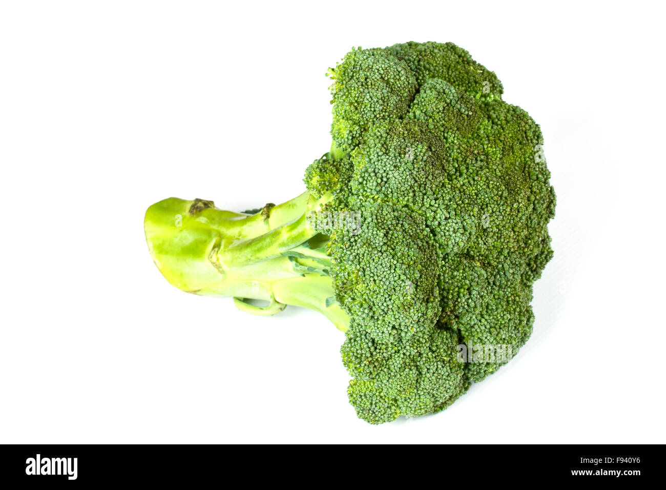 Fresh, Raw, Green Broccoli Pieces, Cut and Ready to Eat Stock Photo - Alamy