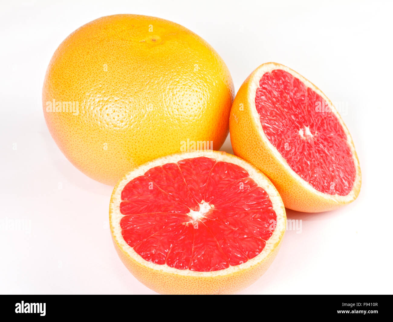 Ripe orange grapefruit isolated on white background Stock Photo - Alamy