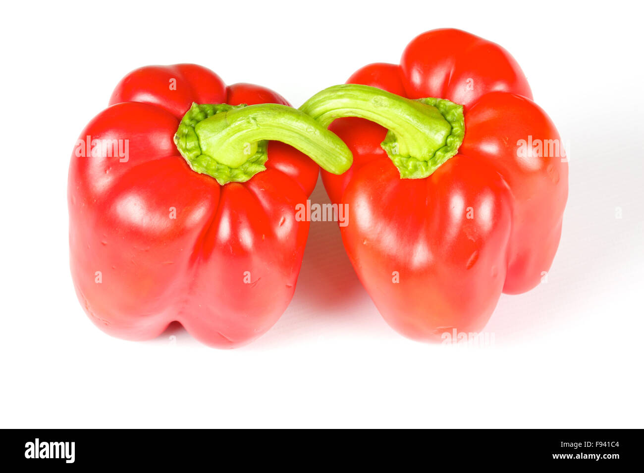 red pepper isolated on white Stock Photo - Alamy