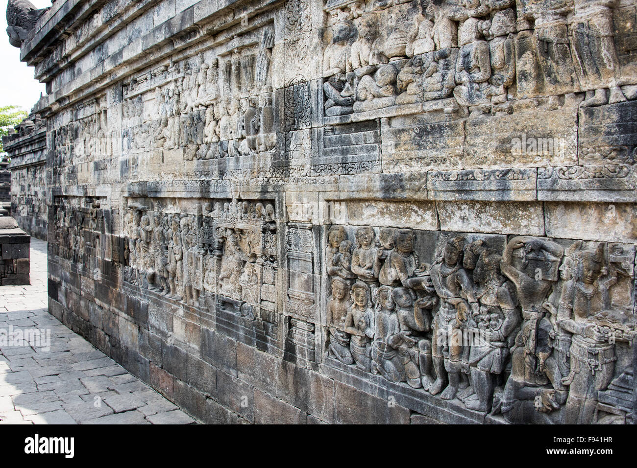 Stone Carvings, Borobudur Buddhist Temple, Jawa Tengah, Indonesia Stock ...
