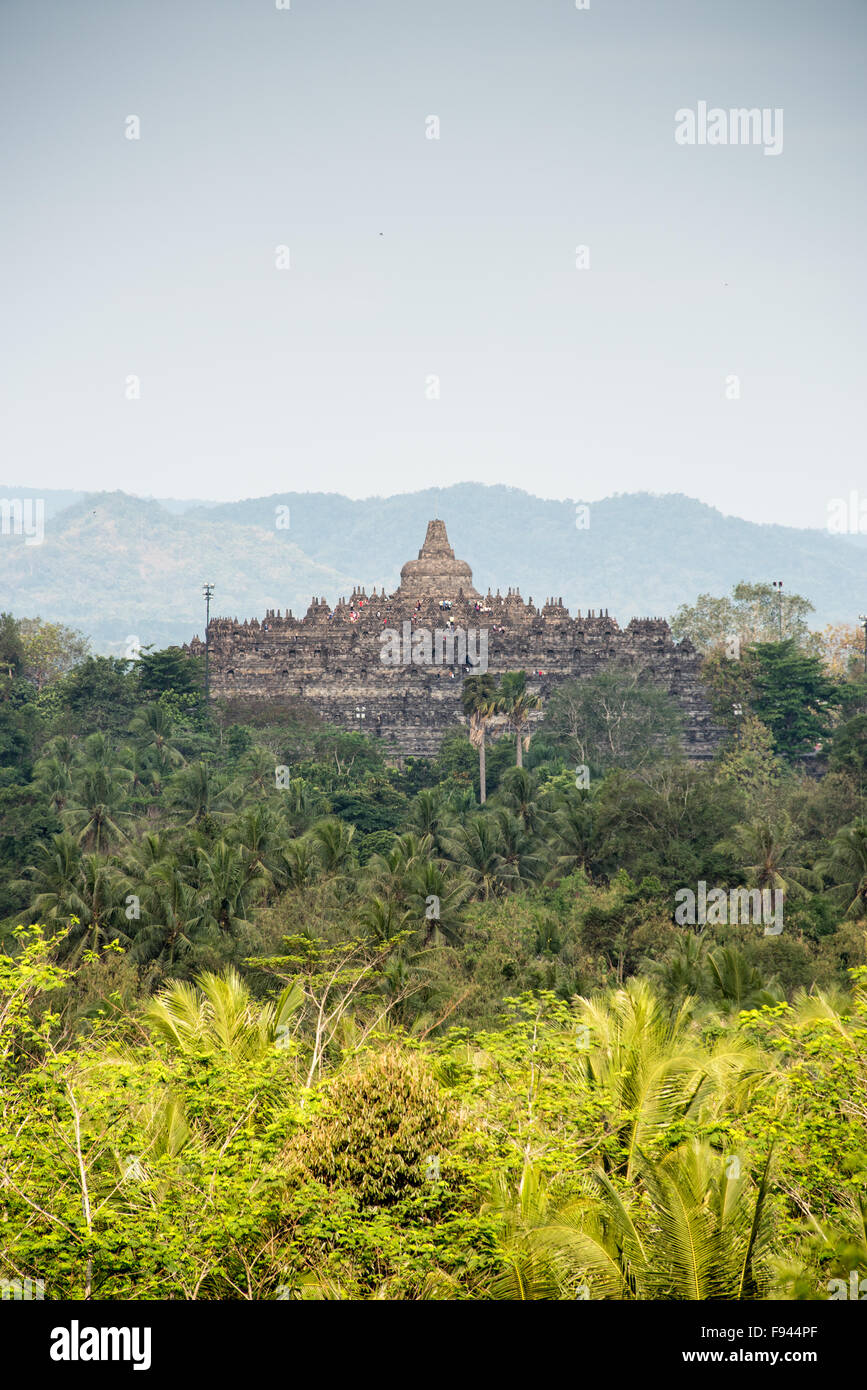 Borobudur Buddhist Temple Complex, Jawa Tengah, Indonesia Stock Photo ...