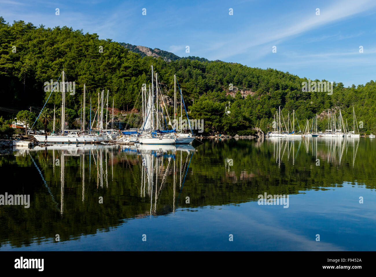 The Marina At Orhaniye Bay, Mugla Province, Turkey Stock Photo - Alamy