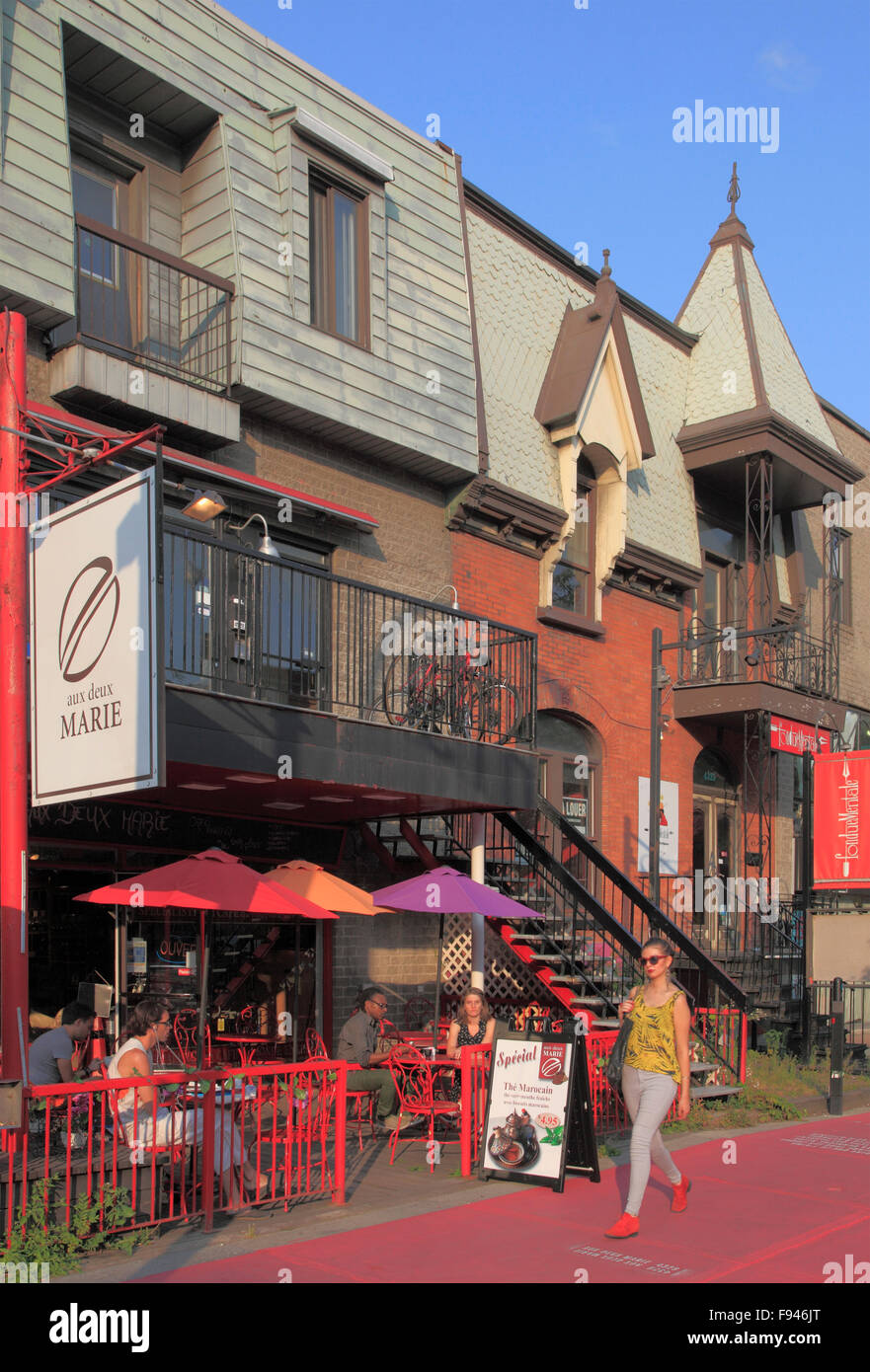 Montreal people architecture hi-res stock photography and images - Alamy