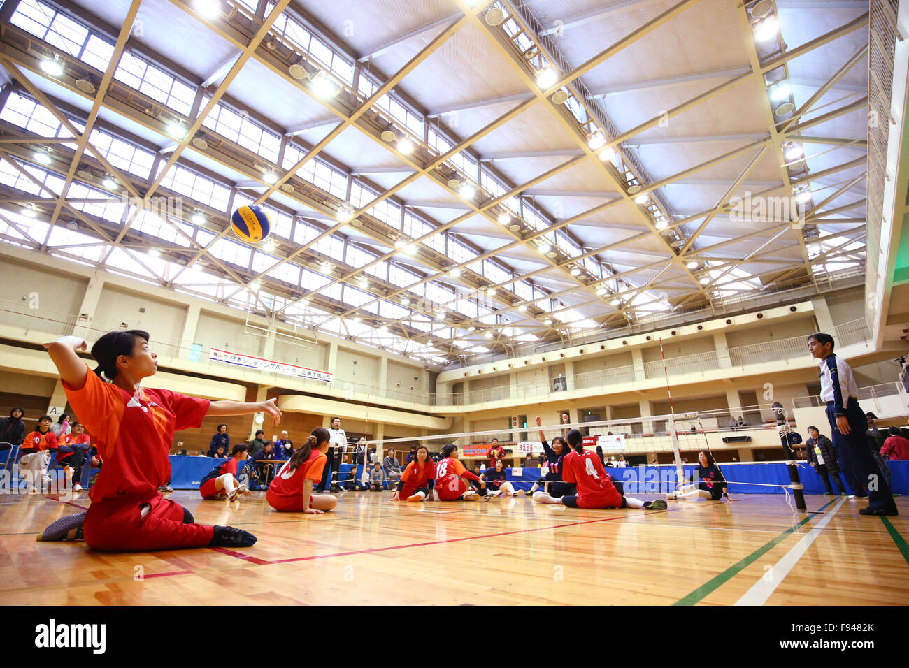 Hyogo, Japan. 13th Dec, 2015. Sachie Awano Sitting Volleyball : 19th ...