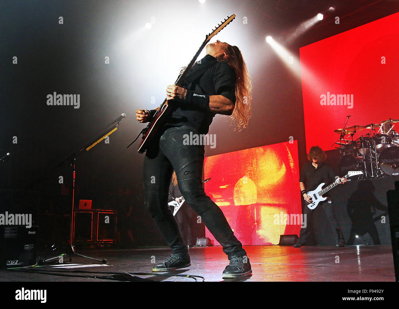 Megadeth Performing at Manchester O2 Apollo Featuring: Megadeth, Kiko ...