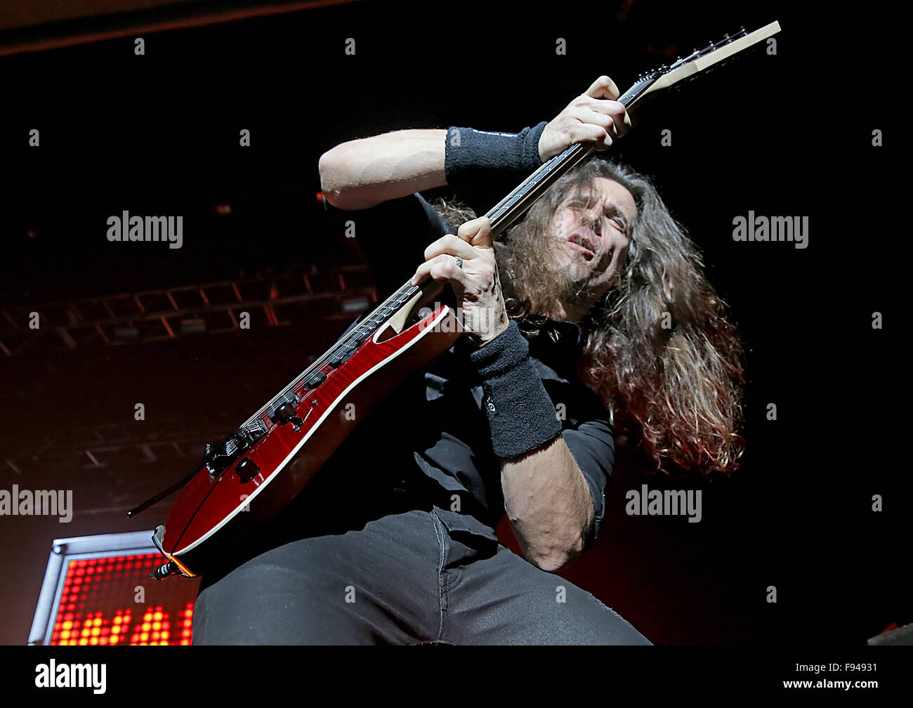 Megadeth Performing at Manchester O2 Apollo Featuring: Megadeth, Kiko ...