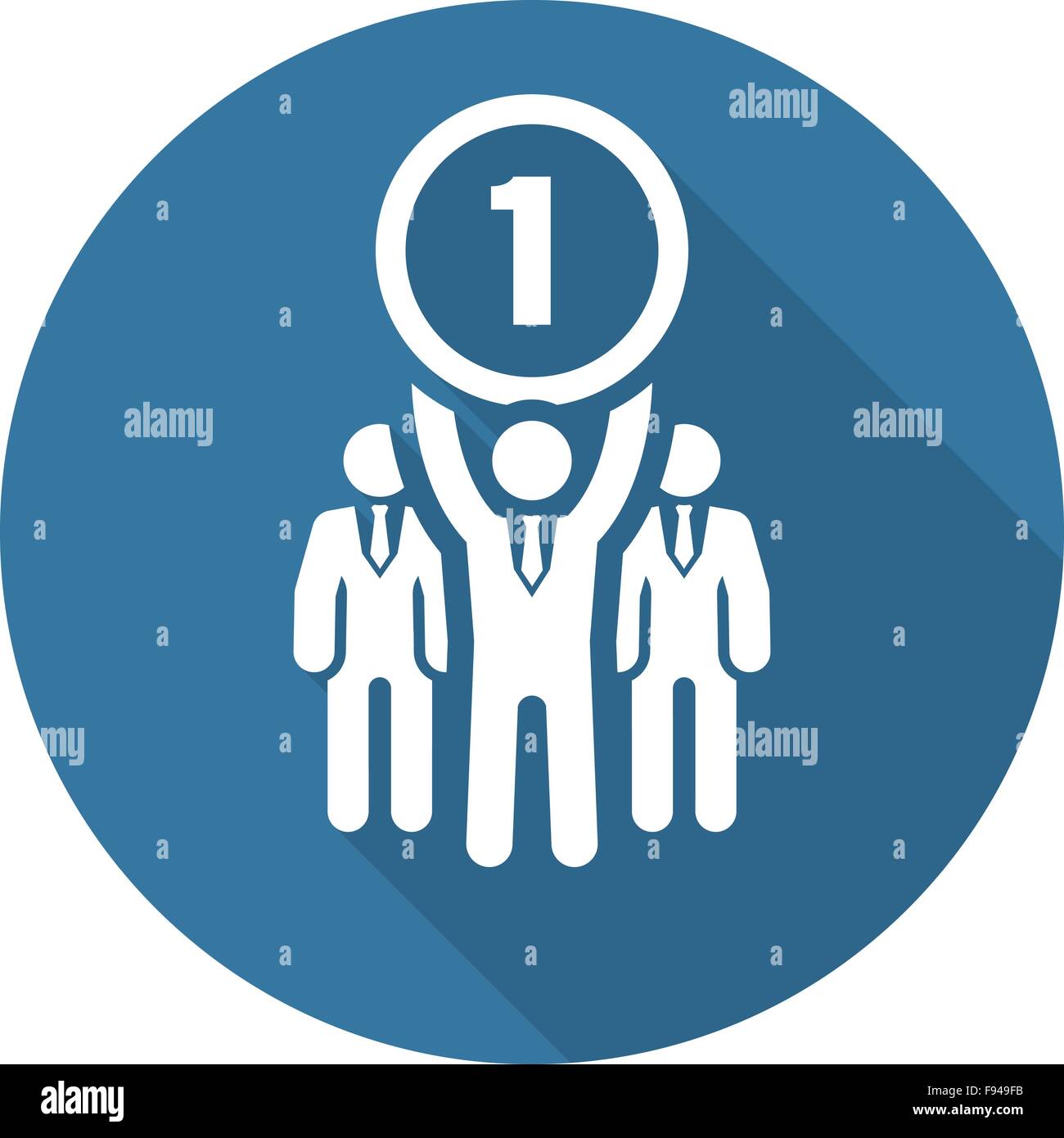 Winner Icon. Business Concept. Flat Design Stock Vector Image & Art - Alamy