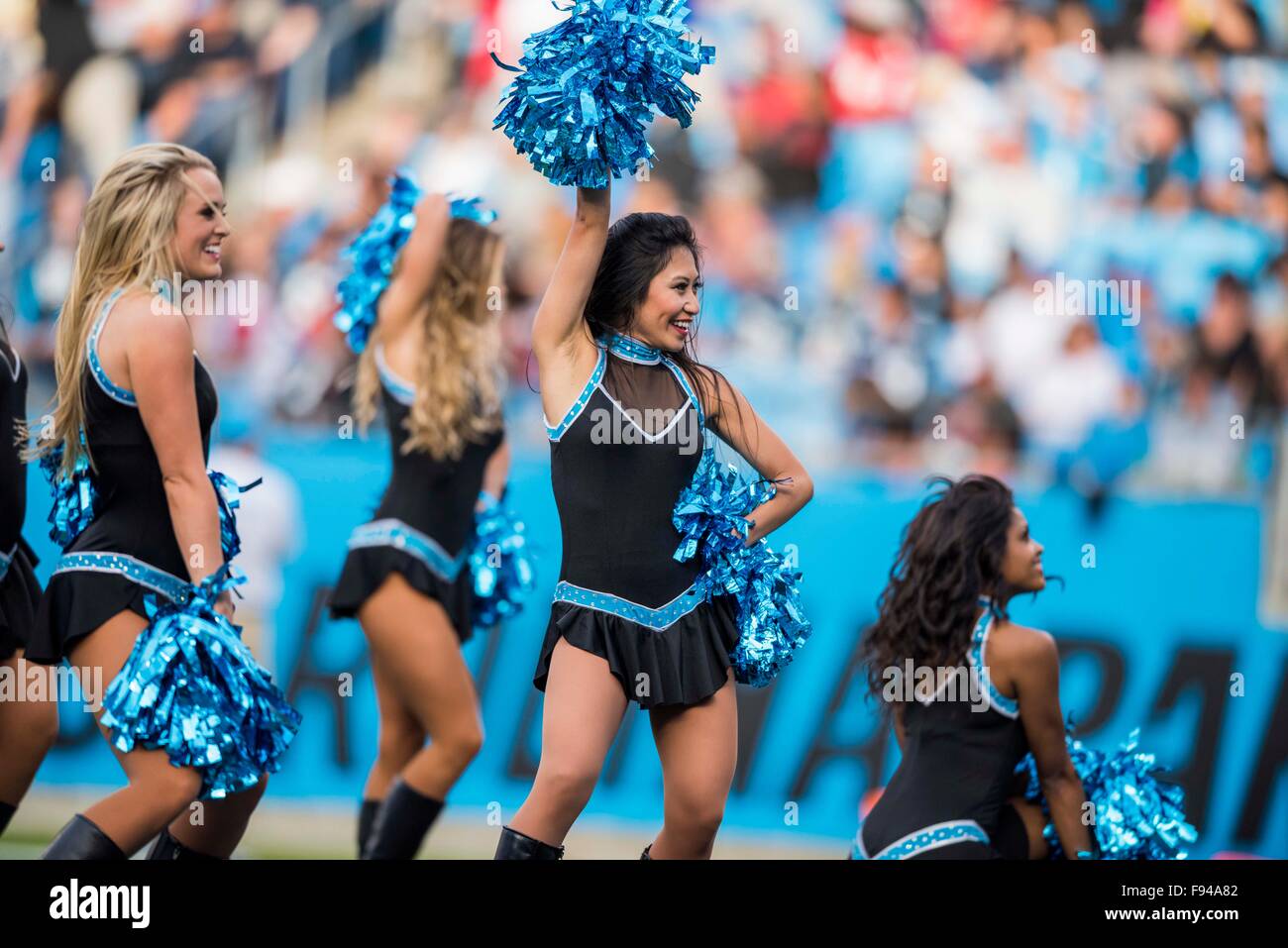 Carolina panthers topcats cheerleaders during hi-res stock photography ...