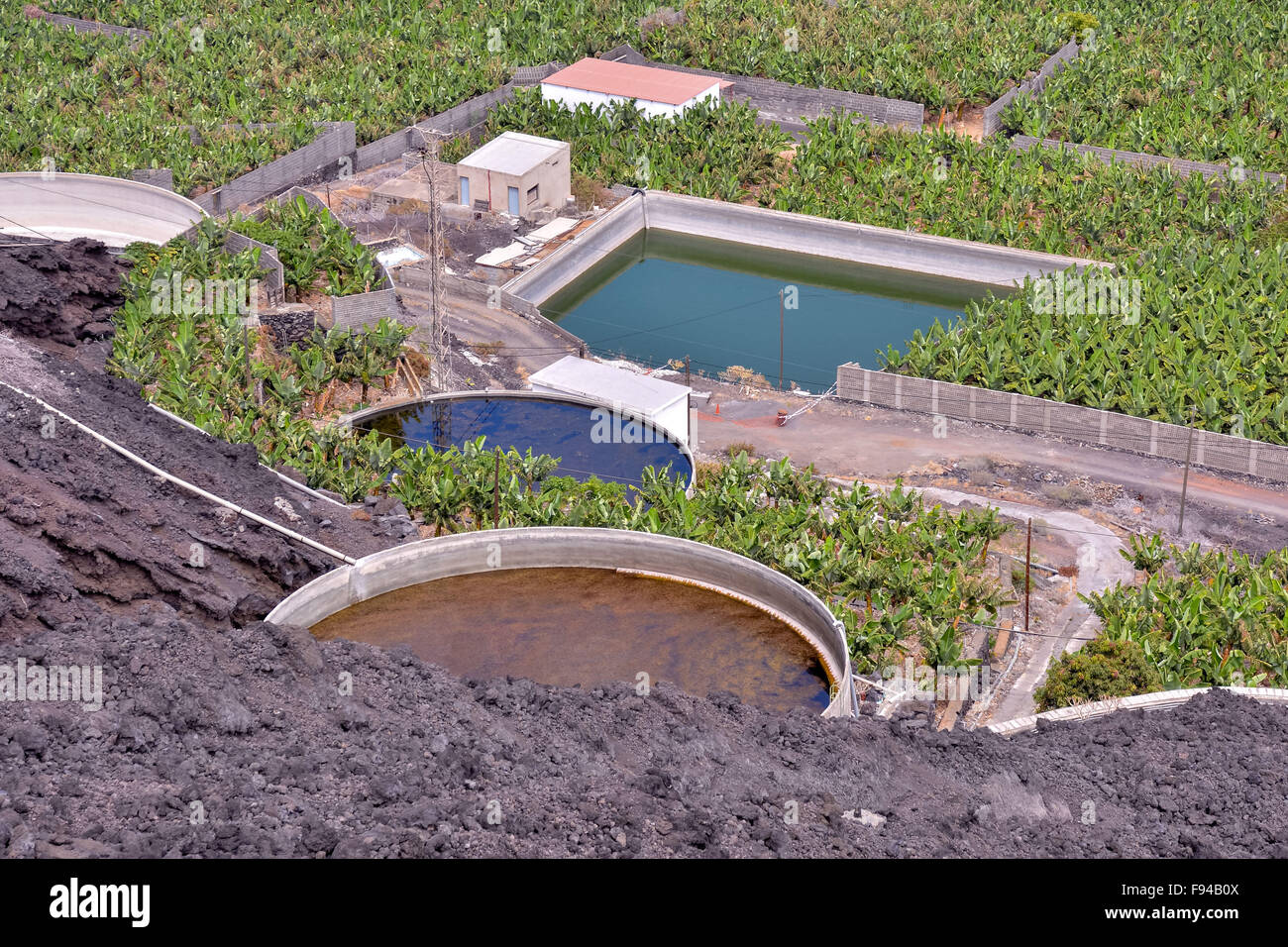 Round Water Pond Stock Photo - Alamy
