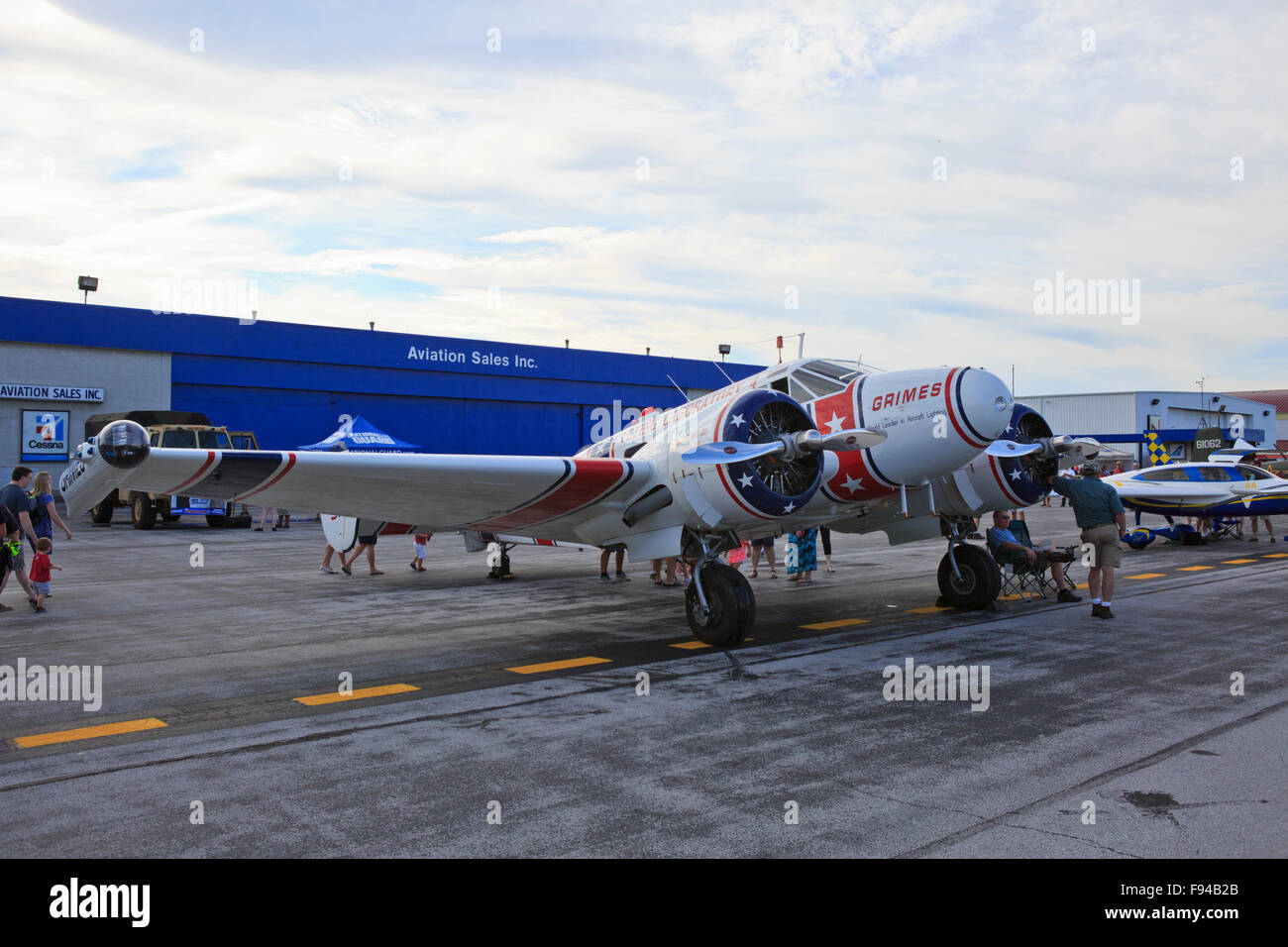 Beech C-45H transport aircraft, used by the Grimes Flying Lab (restored ...