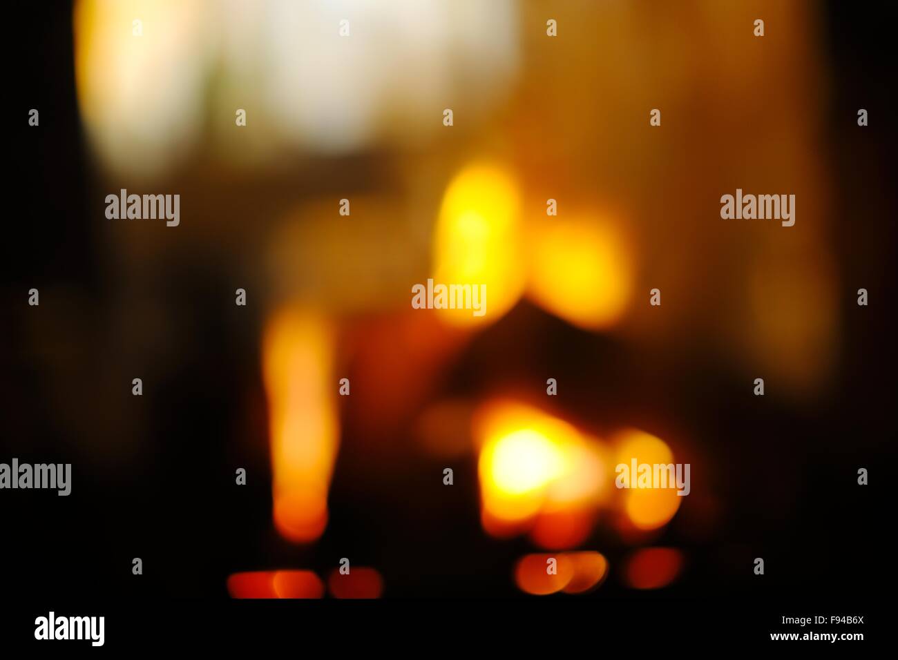 abstract fireplace flame background at home Stock Photo - Alamy