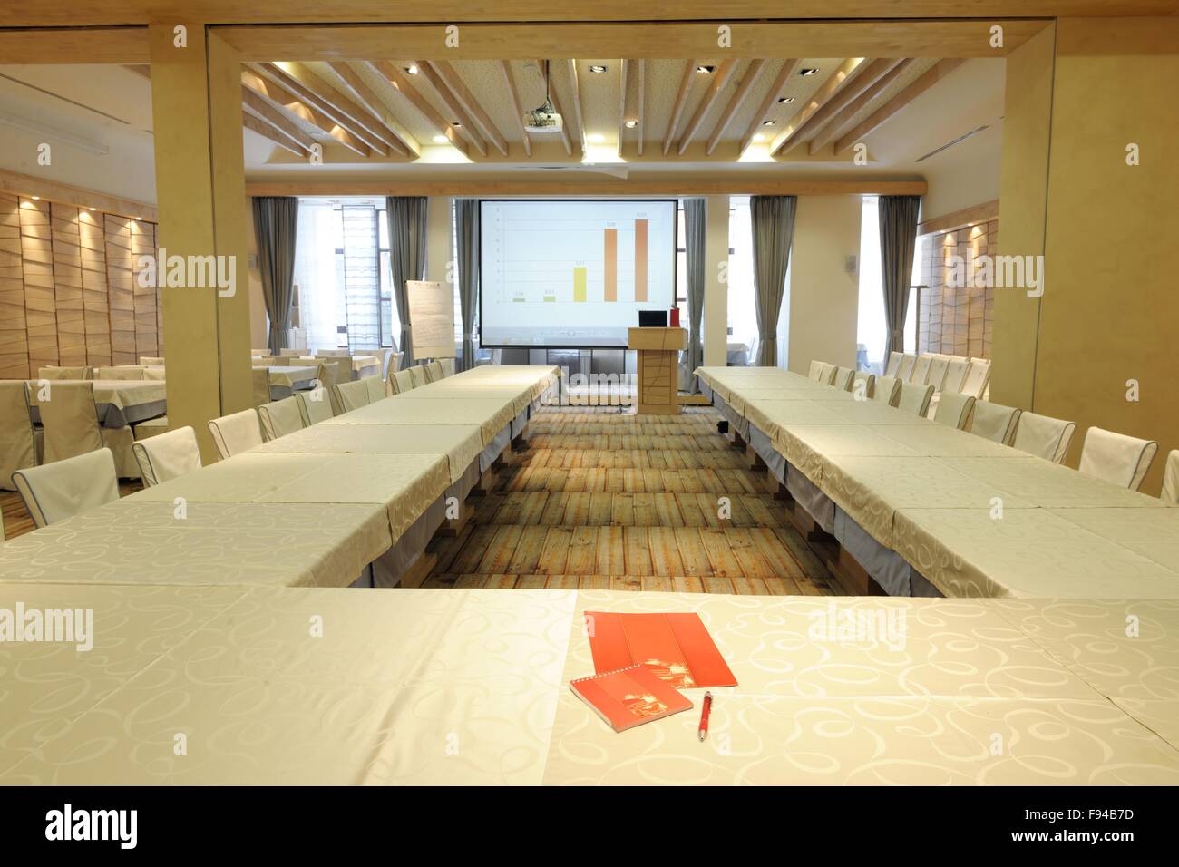 Empty business conference room interior Stock Photo - Alamy