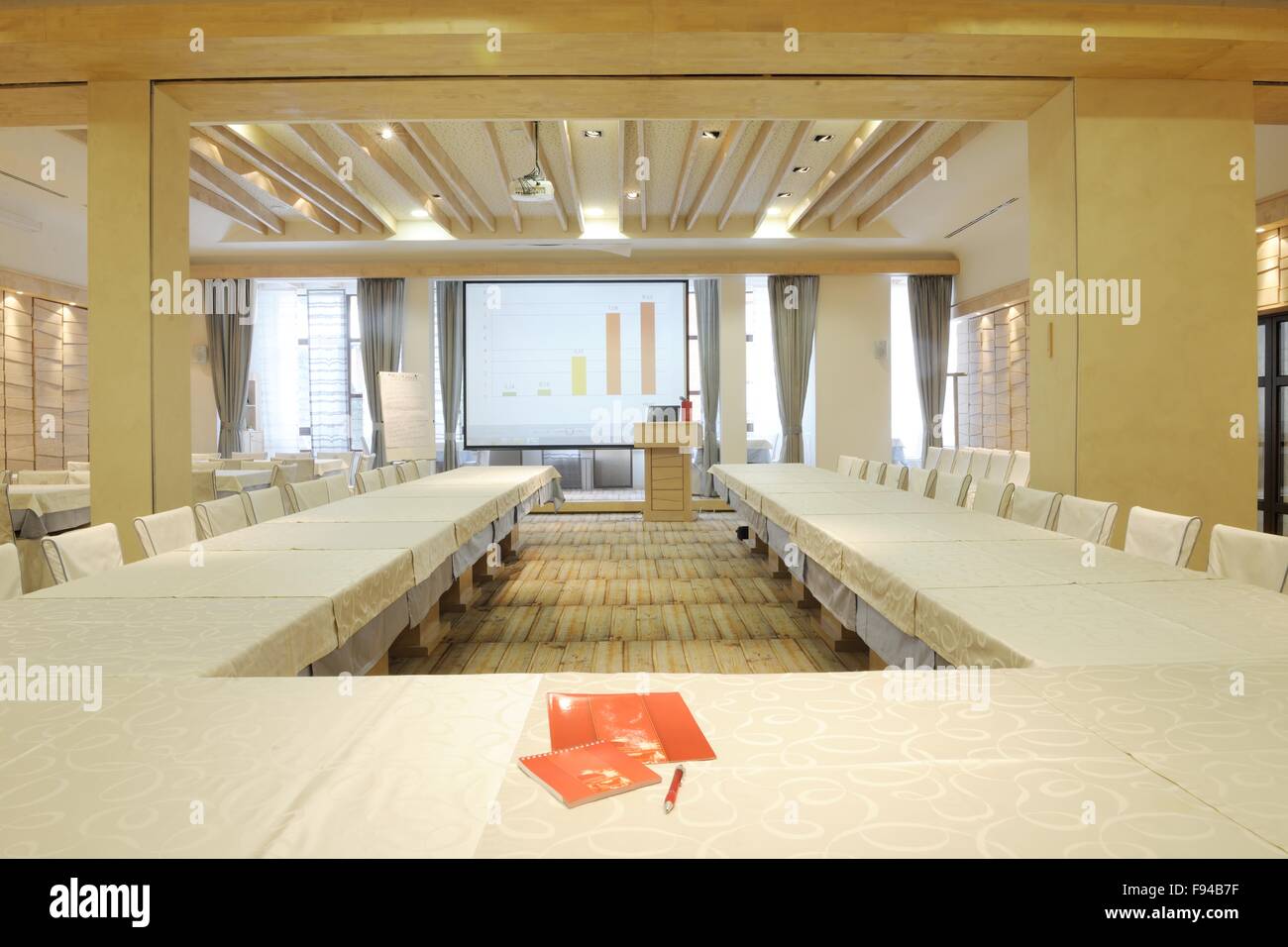 Empty business conference room interior Stock Photo - Alamy