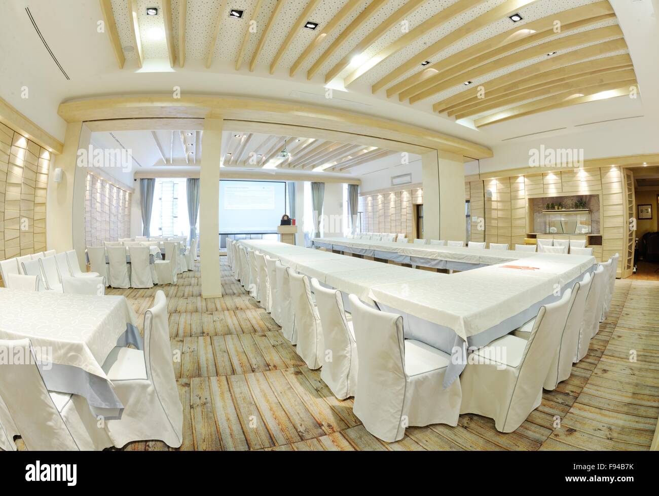Empty business conference room interior Stock Photo - Alamy