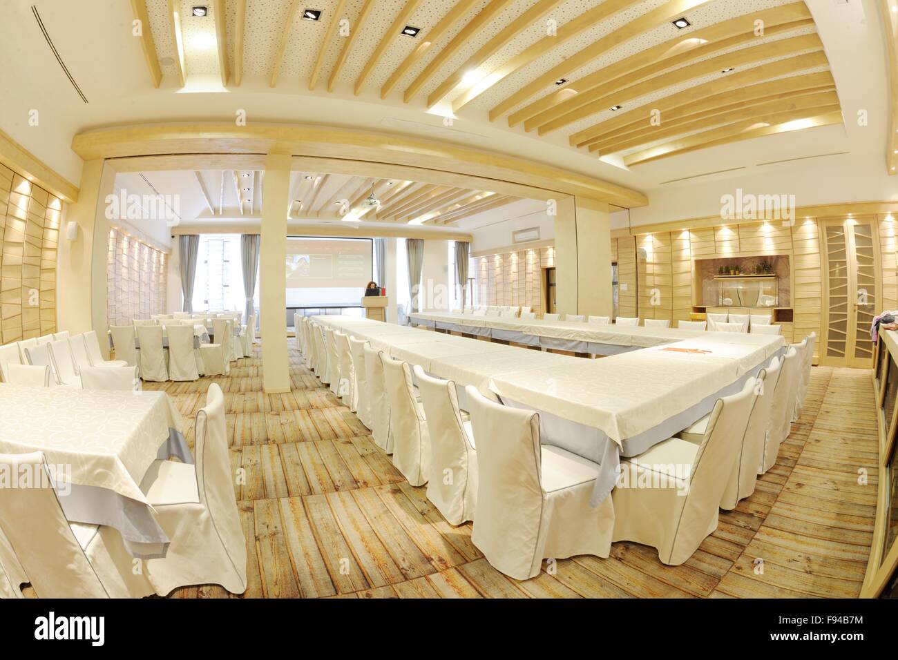 Empty business conference room interior Stock Photo - Alamy