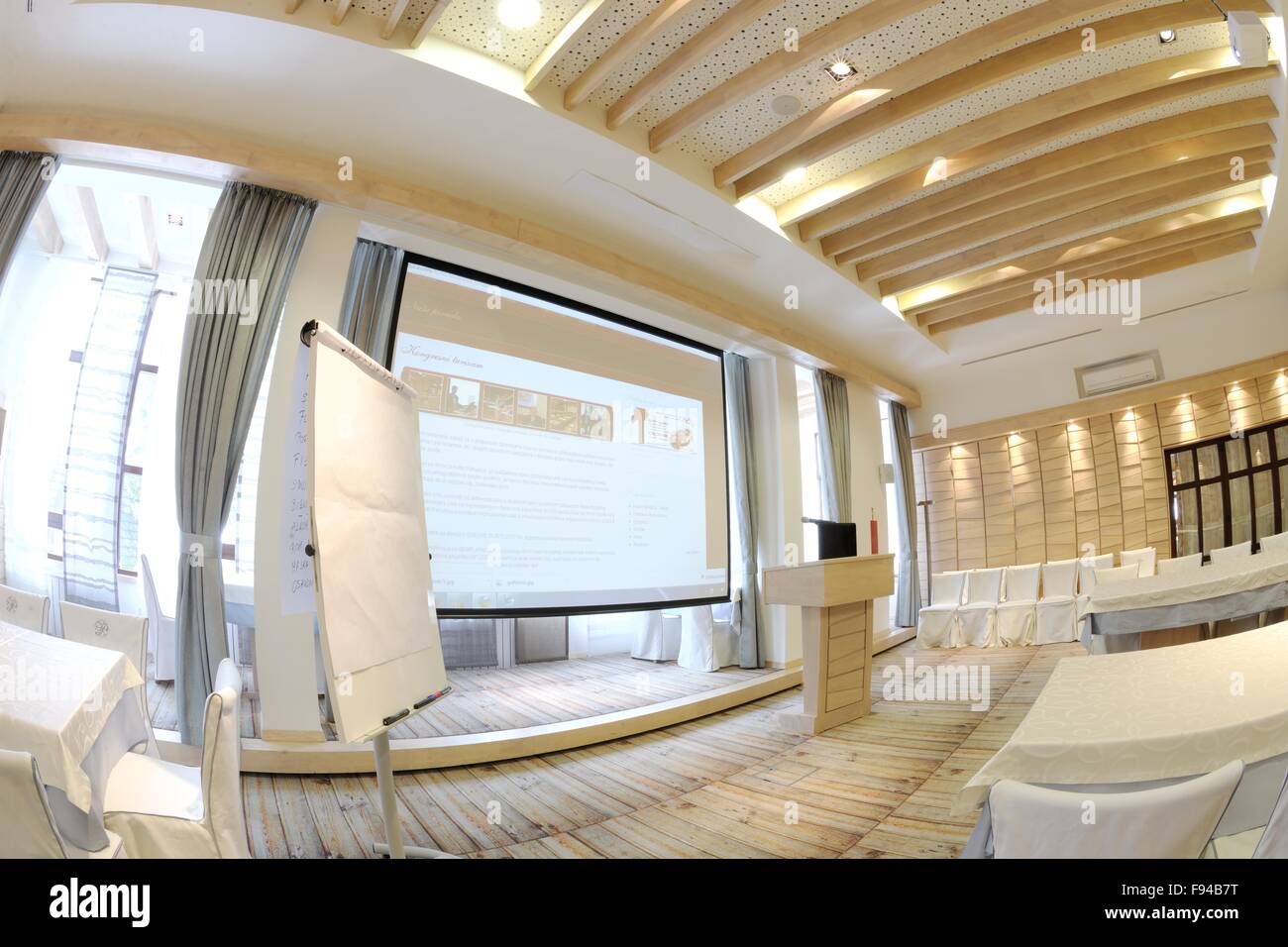 Empty business conference room interior Stock Photo - Alamy