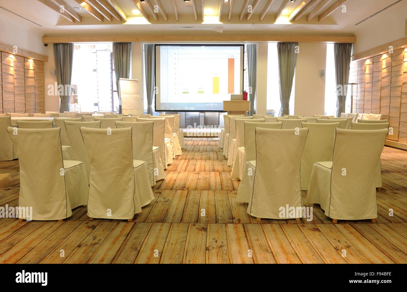 Empty business conference room interior Stock Photo - Alamy