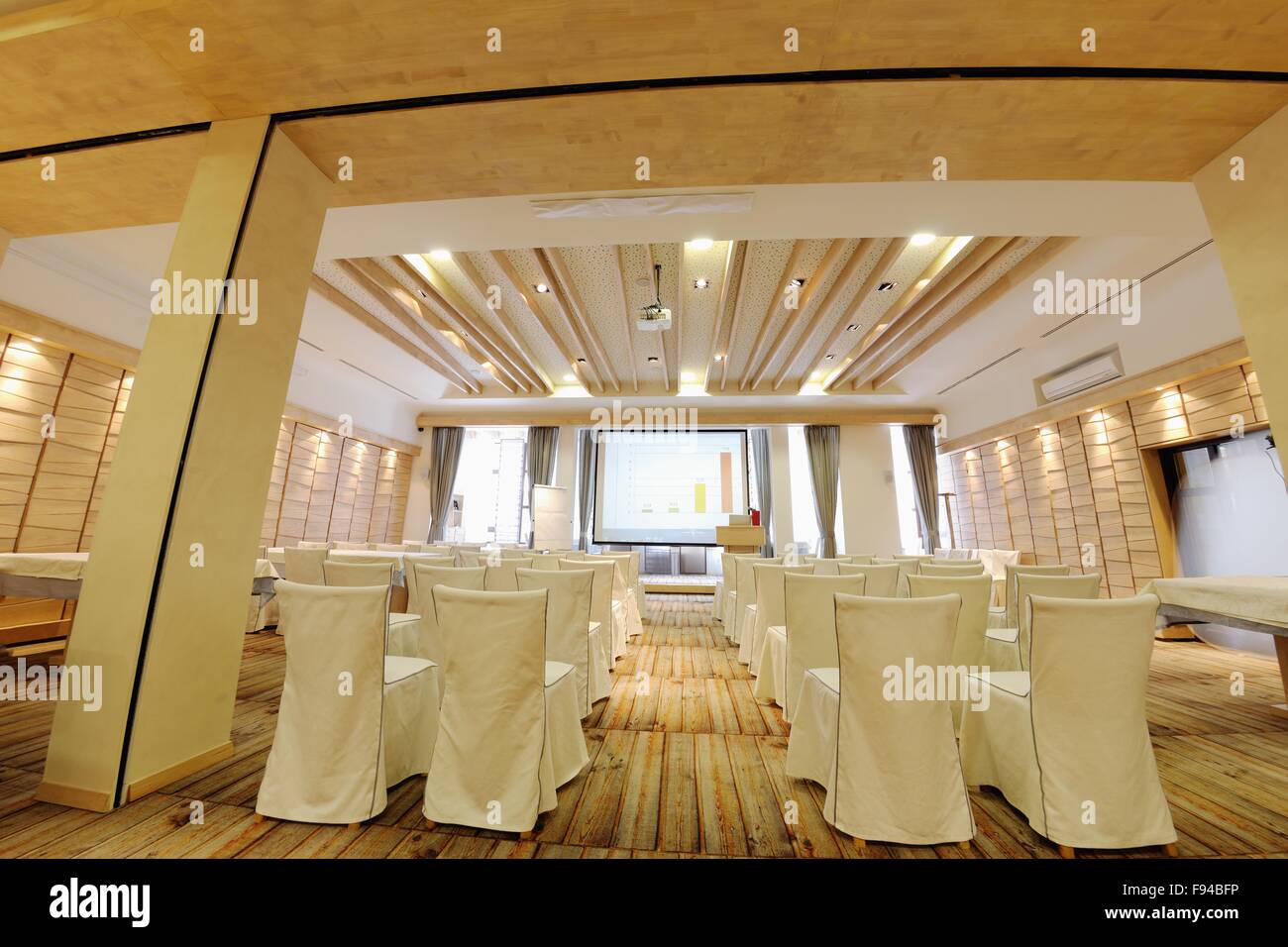 Empty business conference room interior Stock Photo - Alamy
